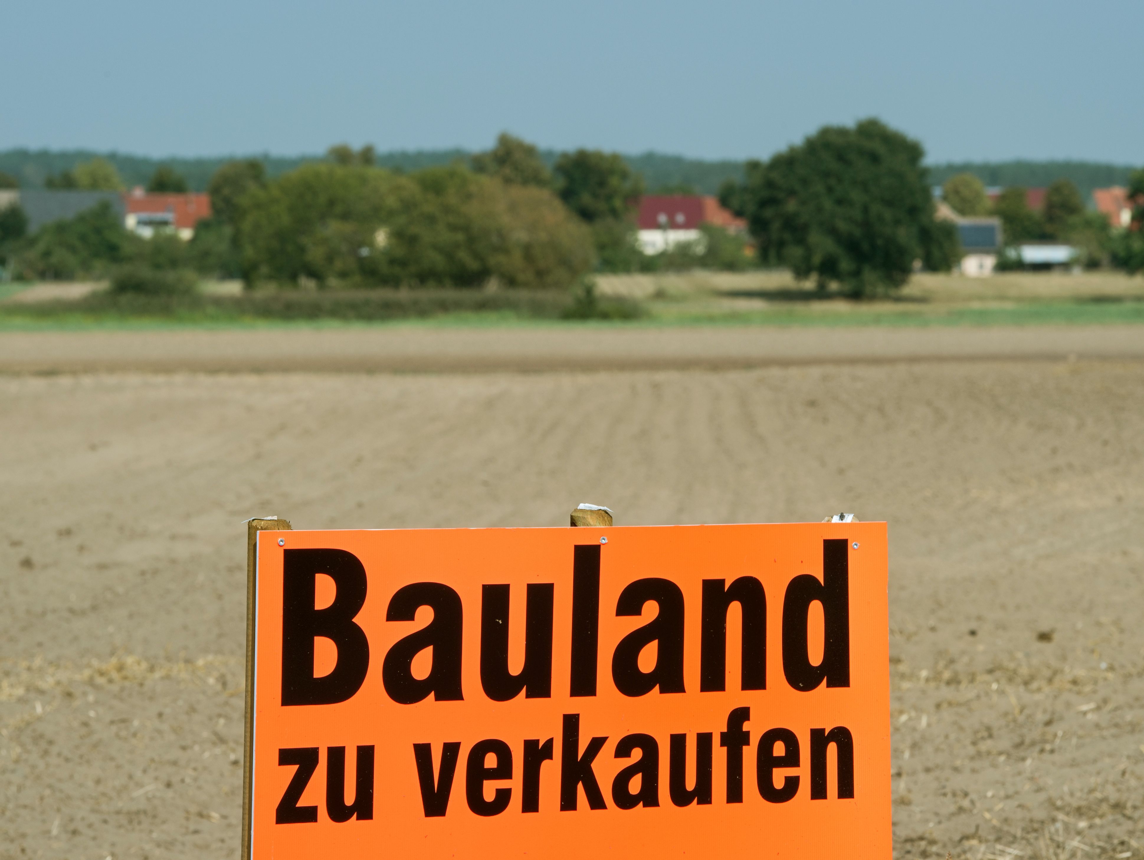 Gemeinden fordern Baulandsteuer